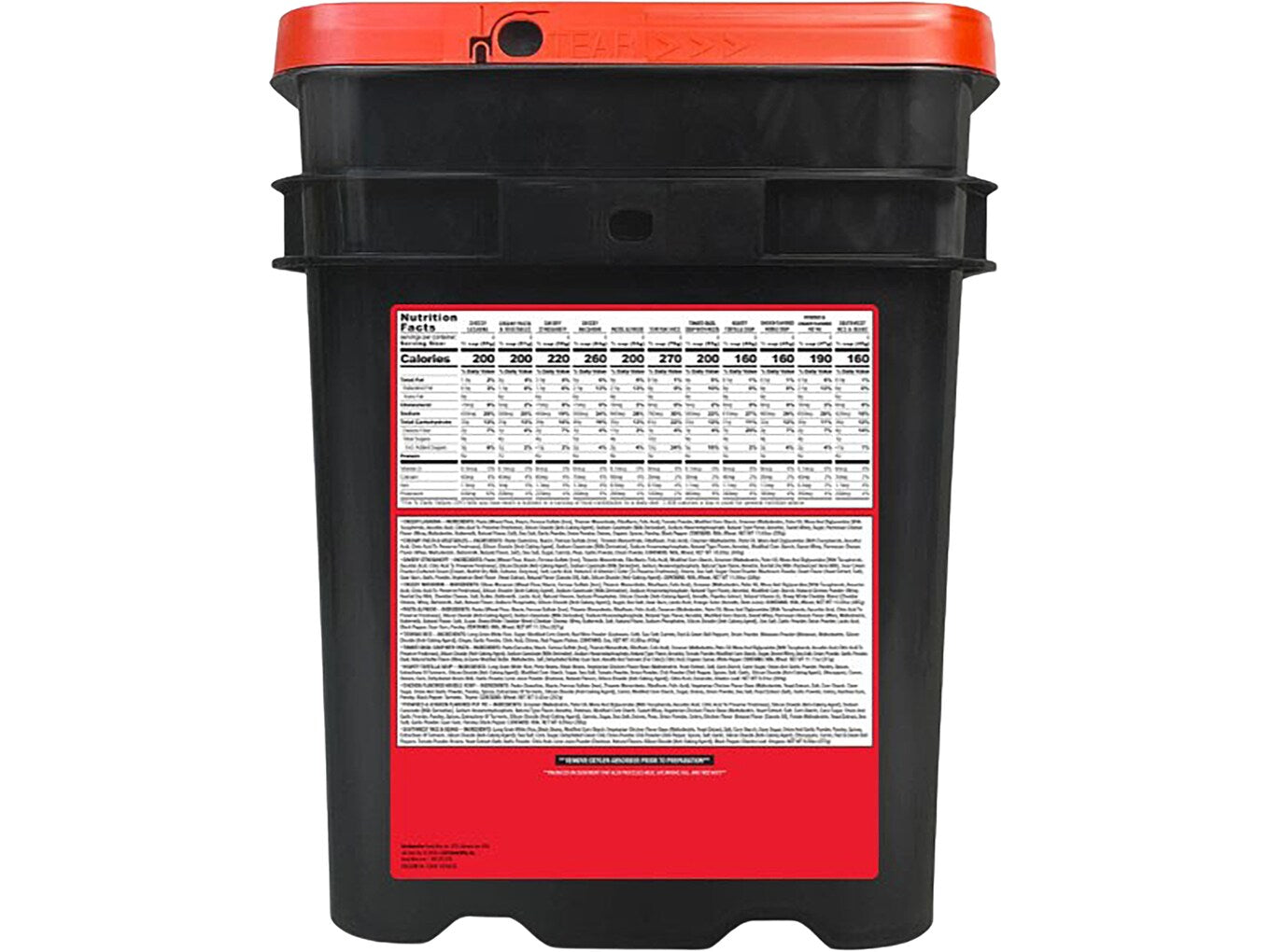 120 Serving Entrée Only Grab and Go Bucket – My Berkey