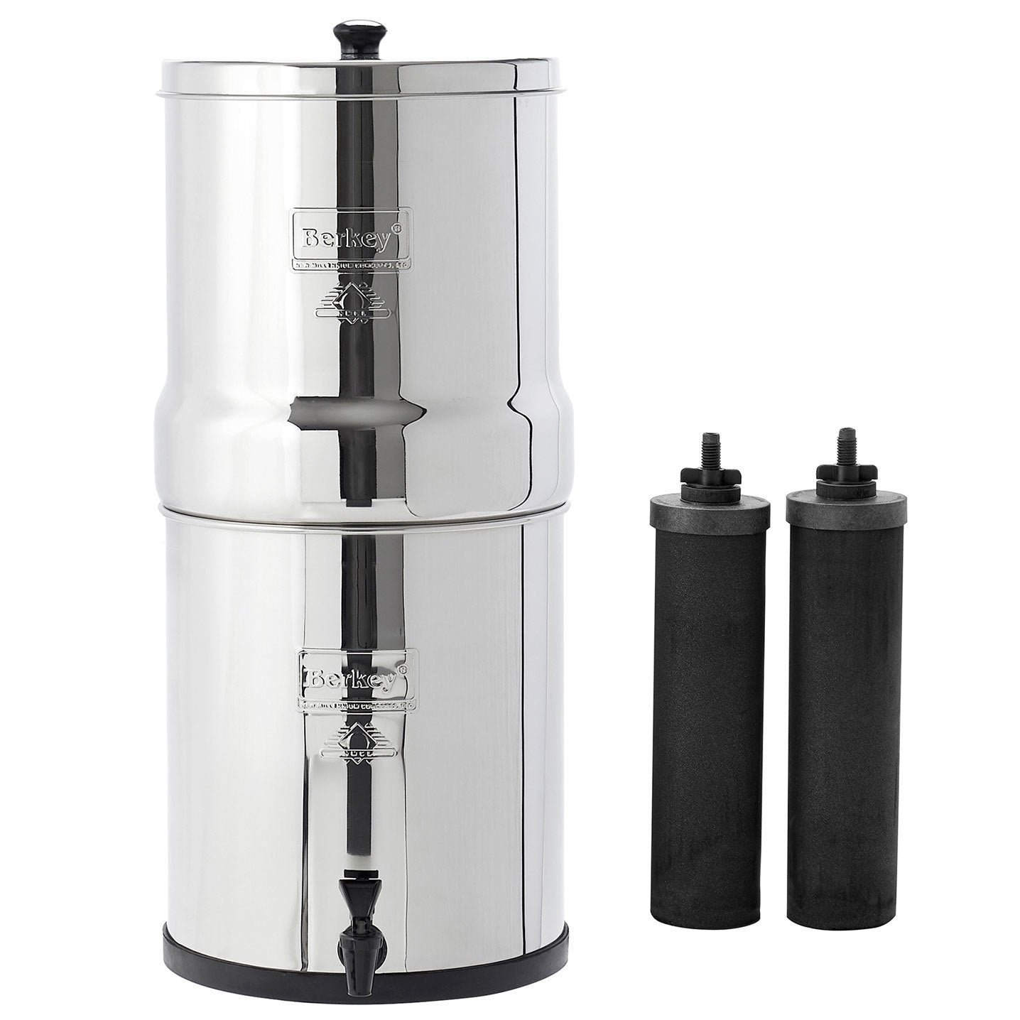Big Berkey Water Filter System Includes 2 Black Berkey Filters – My Berkey