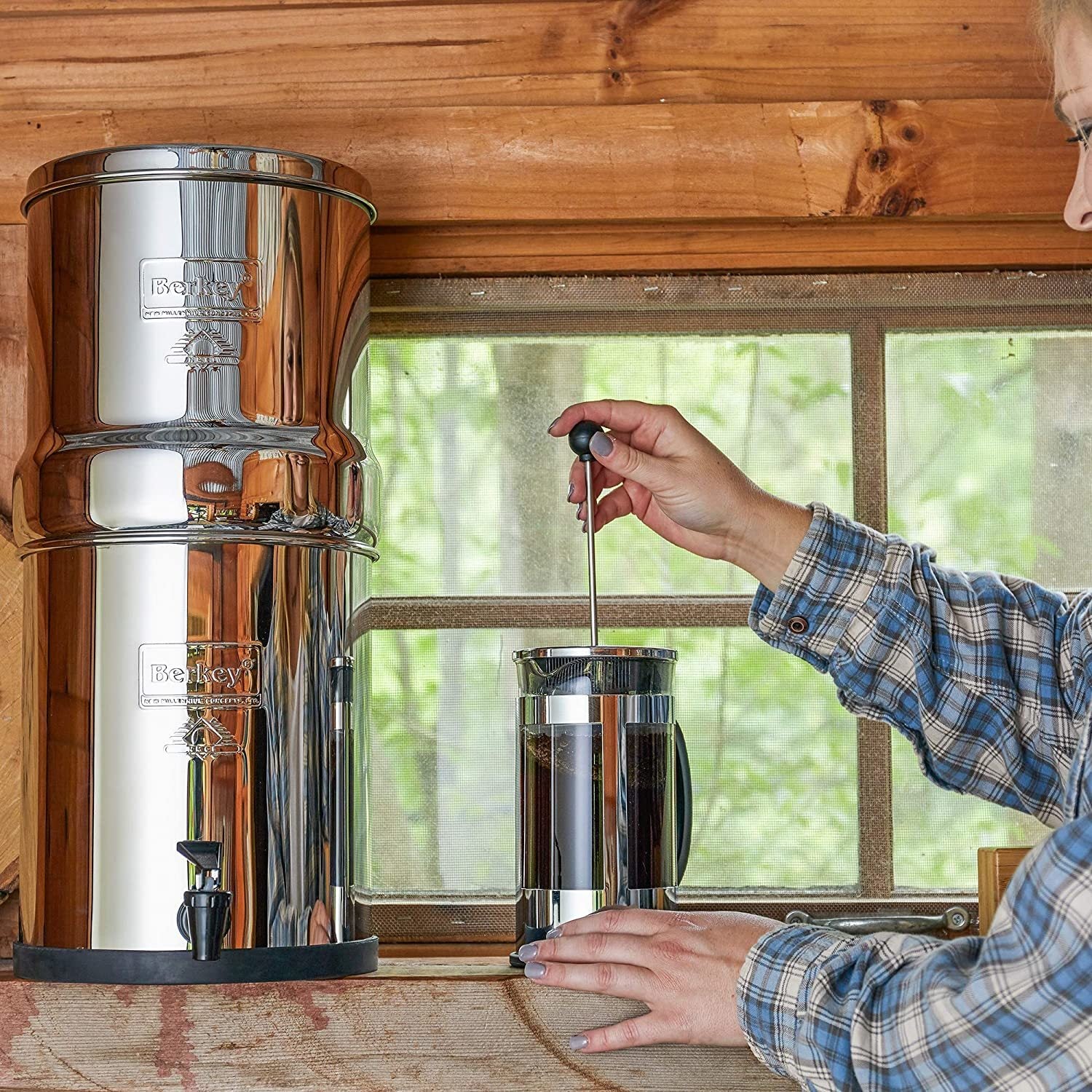 Big Berkey Water Filter System Includes 2 Black Berkey Filters – My Berkey
